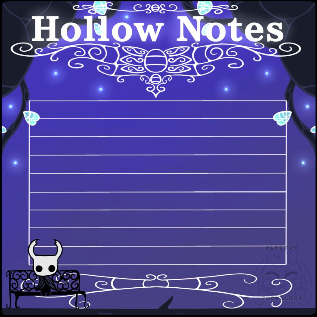 Hollow Notes Notepad Pre-order - Etsy