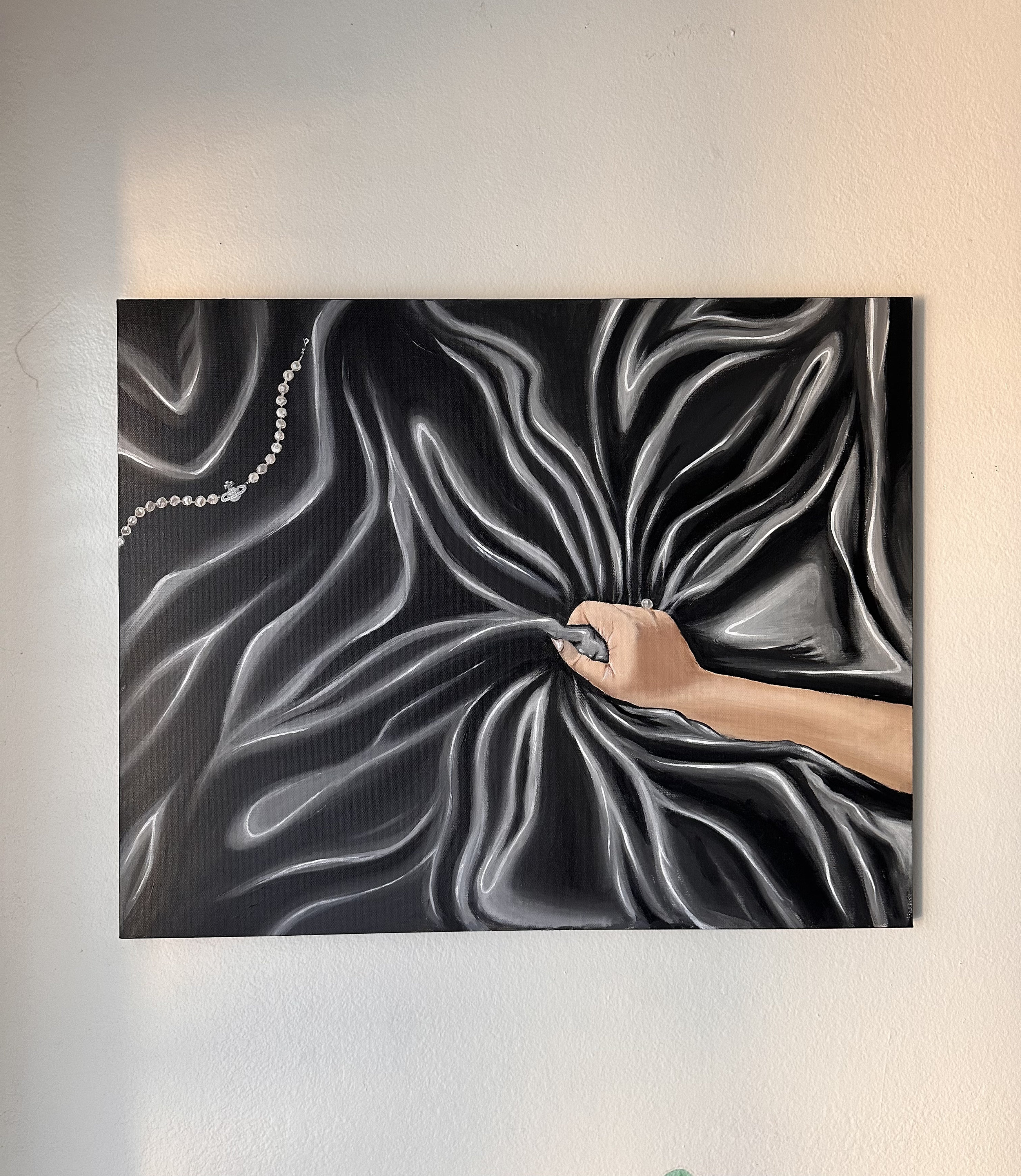 Drape Me in Pearls ACRYLIC on CANVAS - Etsy