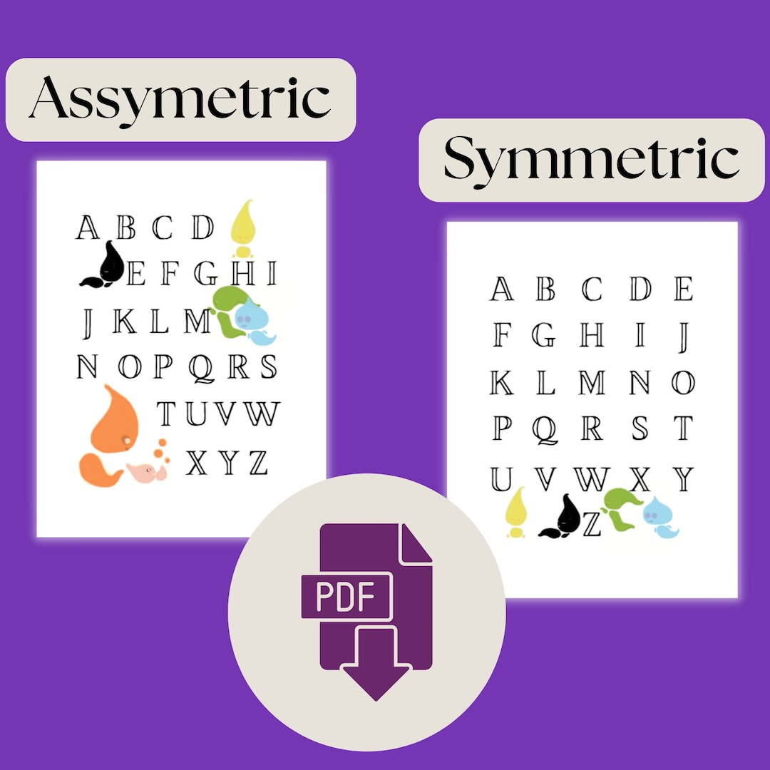 Bundle for Mischievous Sprites Asymmetric and Symmetric Alphabet ...