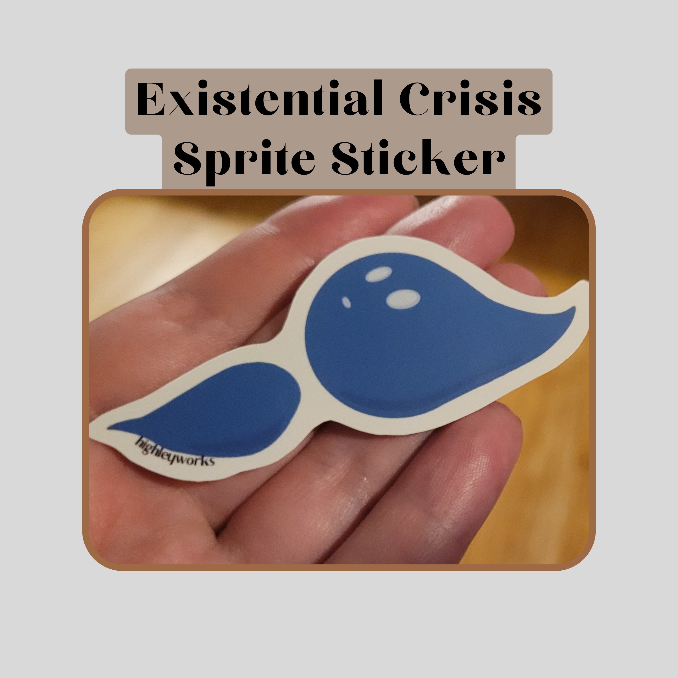 Existential Crisis Sprite Sticker Supernatural Stickers, Readers ...