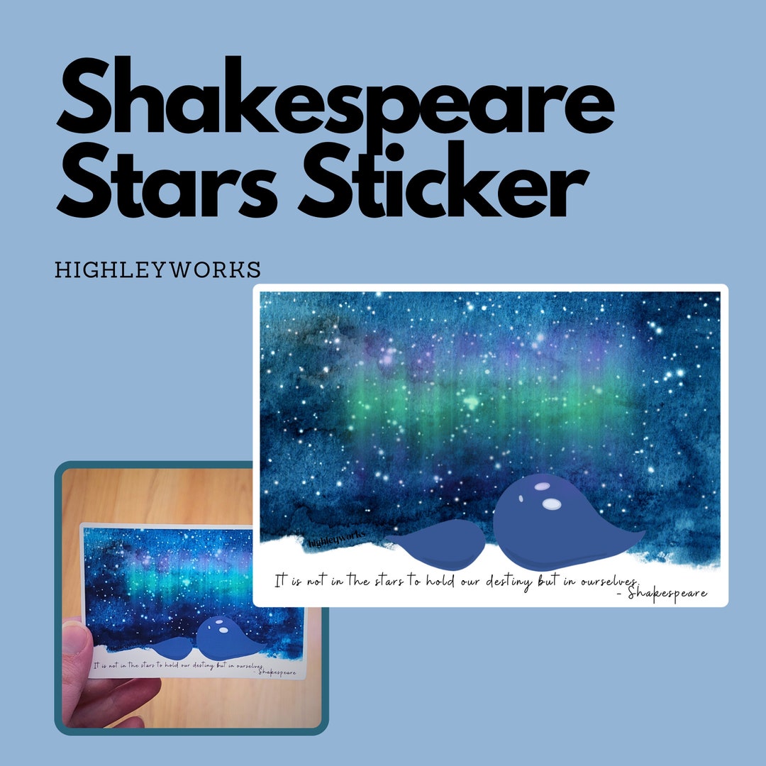 Shakespeare Stars and Sprite Sticker Supernatural Stickers, Readers ...