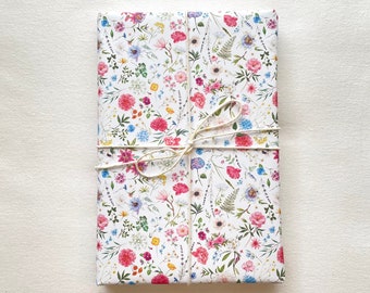 Lush Floral Memories Wrapping Paper Cute Girly Preppy Cottagecore Gift ...