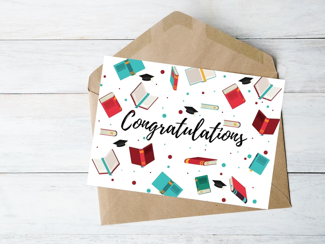 Printable Graduation Congratulations Card, Graduation Card 2024 ...