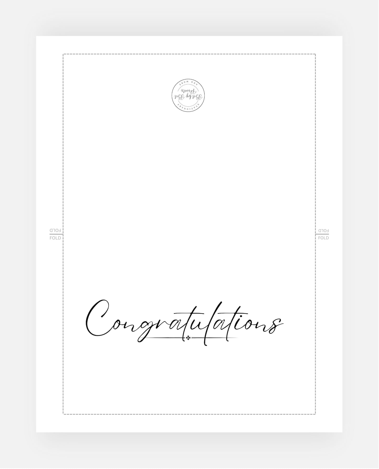 Printable Congratulations Card, Simple Script Card, Graduation Congrats ...