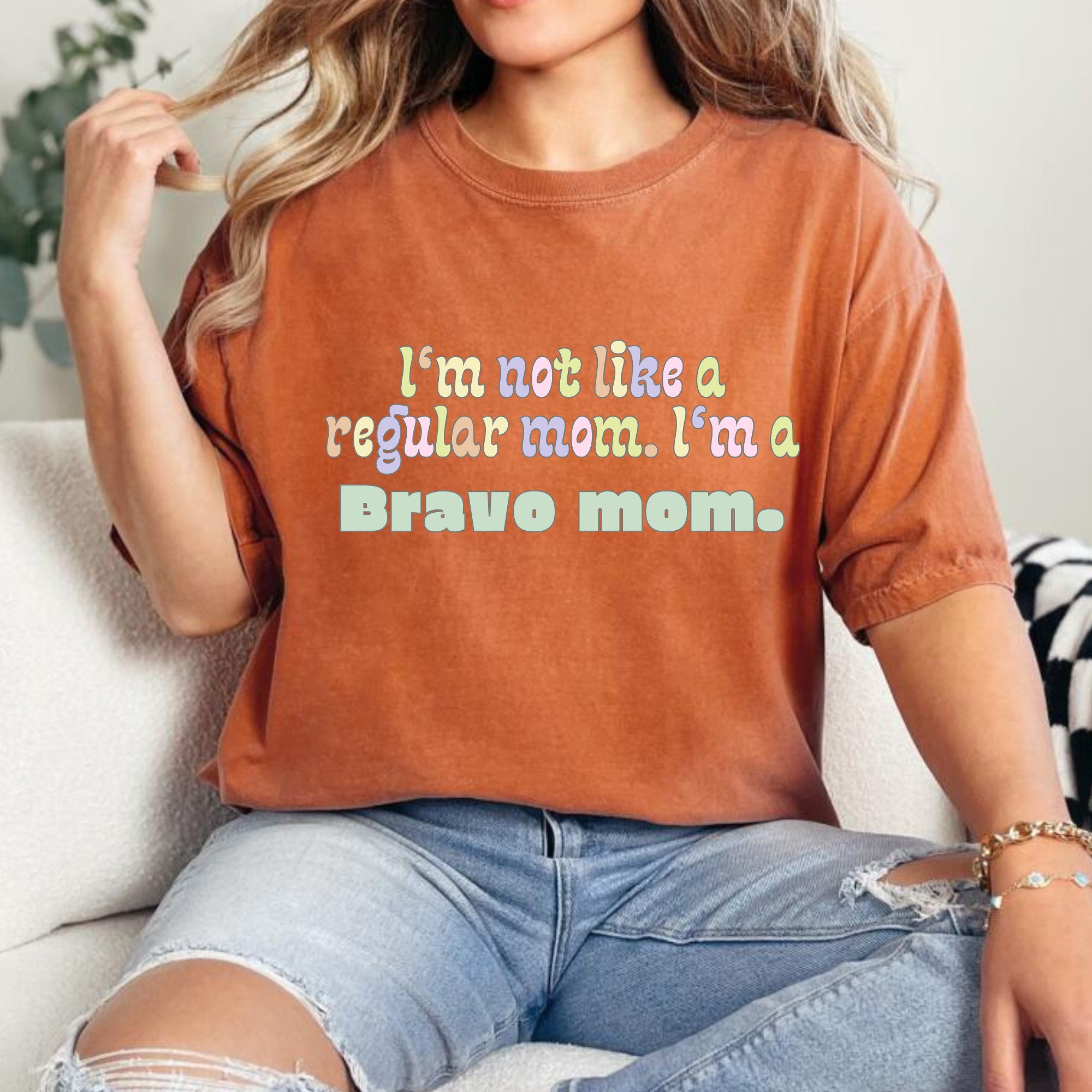 Funny Bravo Mom Shirt, Bravo TV Fan Merch, Funny Real Housewives Merch ...