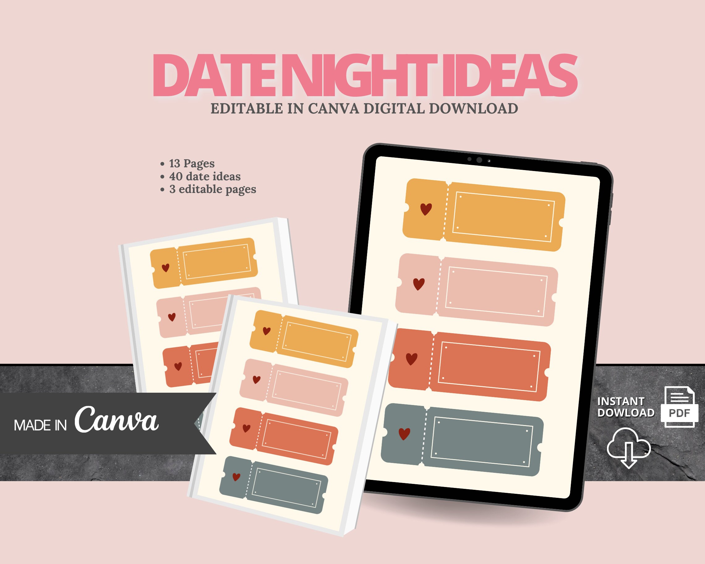 Printable & Digital Date Night Ideas: A Fun and Creative Guide for ...