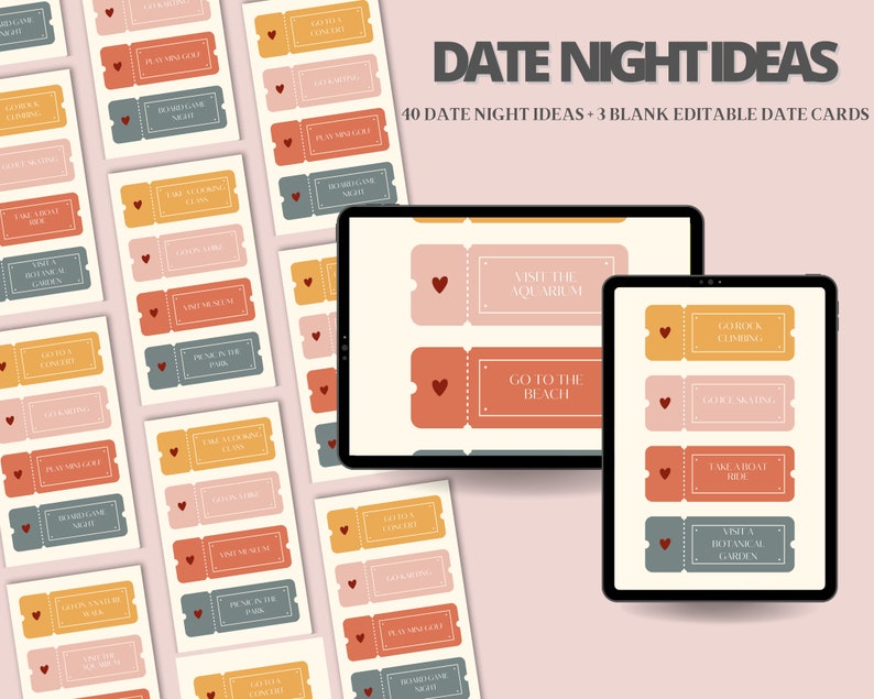 Printable & Digital Date Night Ideas: A Fun and Creative Guide for ...