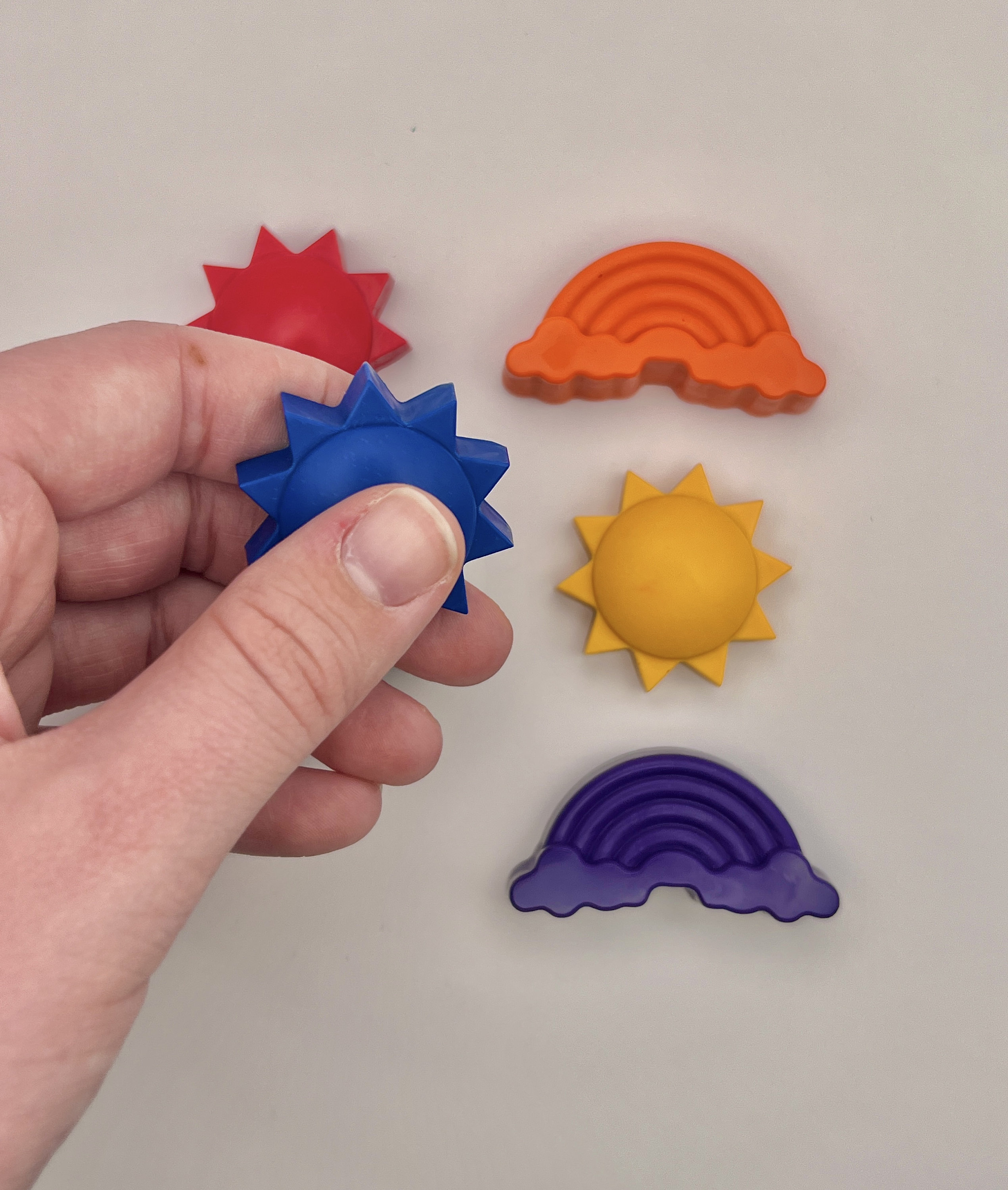 Sun and Rainbow Shaped Crayons Gifts for Kids Stocking / Basket ...