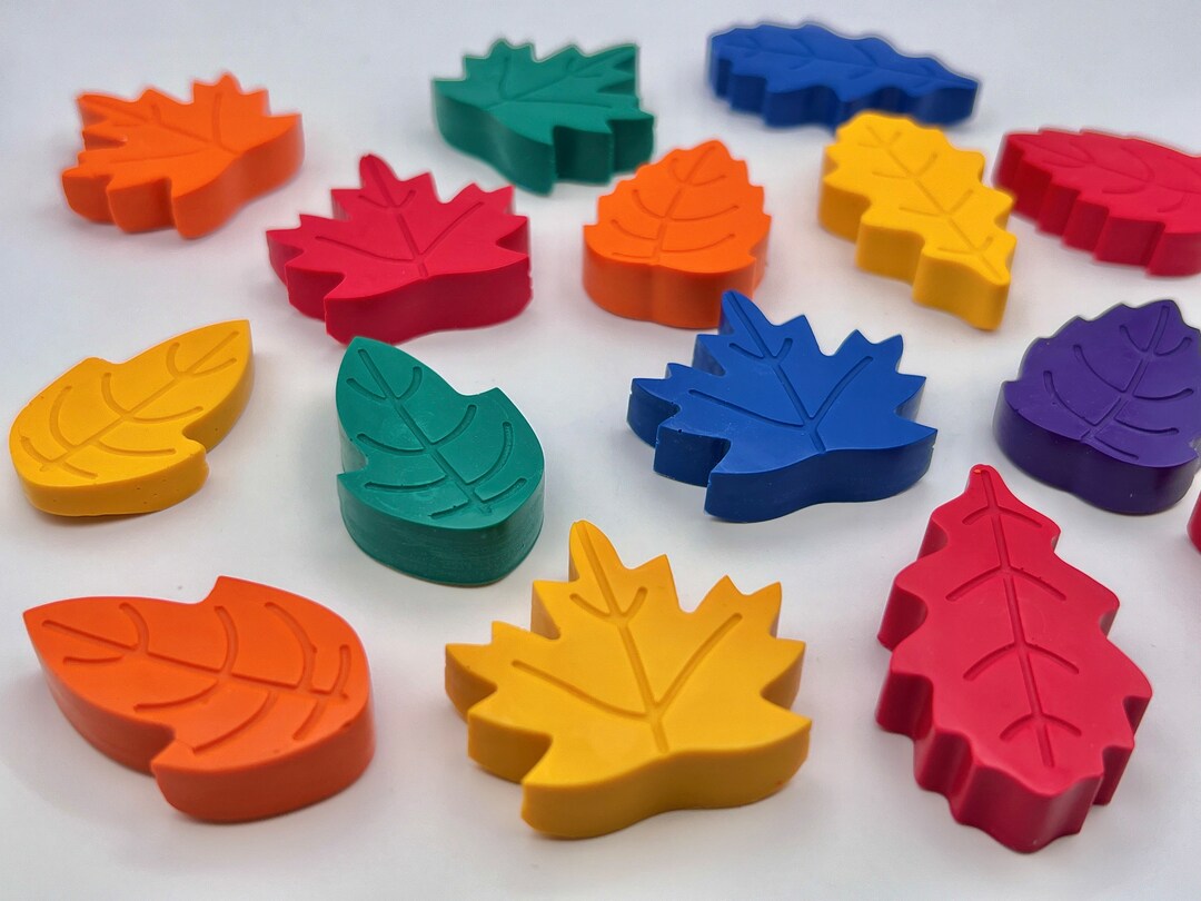 Fall Leaf Crayons - Falling Autumn Leaves - Gifts for Kids - Stocking ...