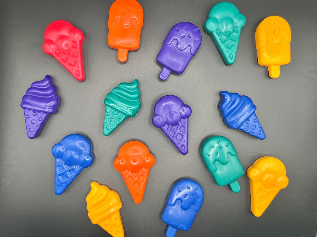 Ice Cream Crayons: Fun Kids Gifts, Stocking Stuffers, Party Favors - Etsy