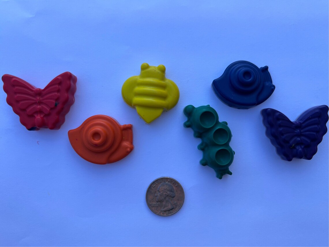 Insect Shaped Crayons Bug Butterfly Caterpillar Animal Gifts for Kids ...