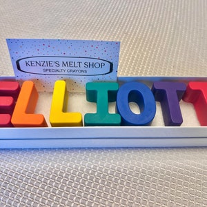 Alphabet Shaped Crayons - Custom Name Crayons - Letters - Gifts for ...