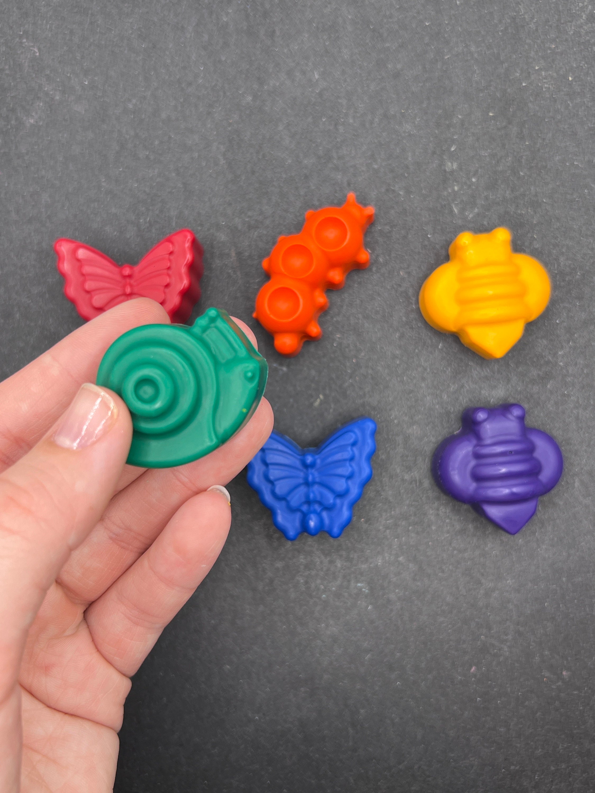 Insect Shaped Crayons Bug Butterfly Caterpillar Animal Gifts for Kids ...