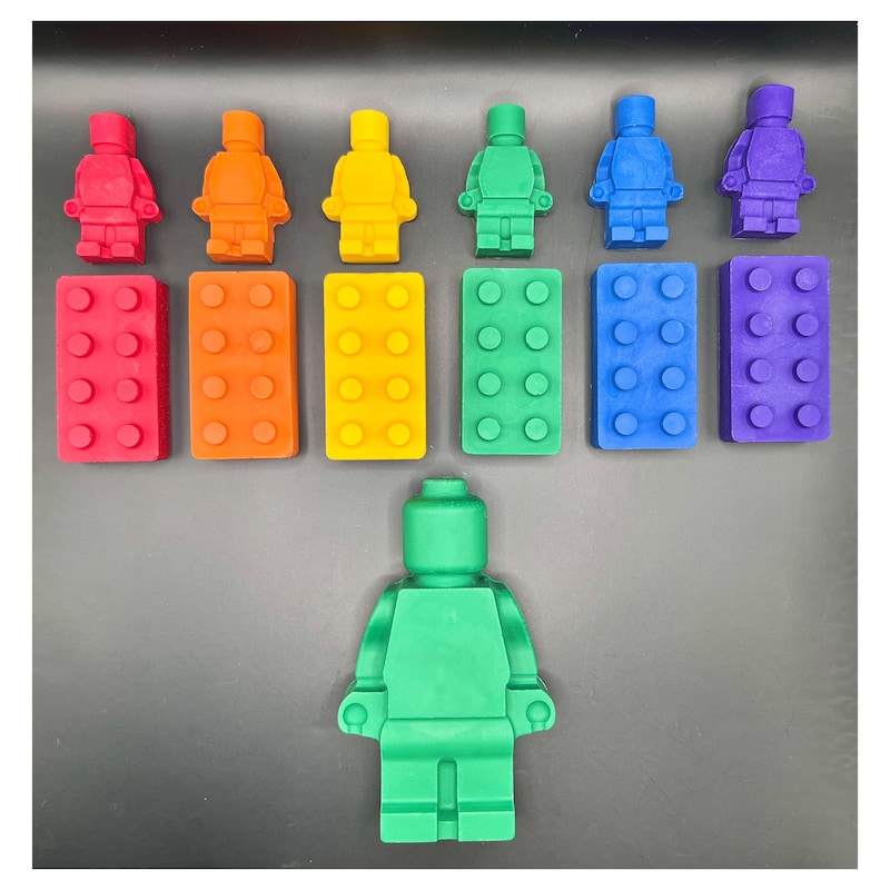 Crayon Legos - Etsy