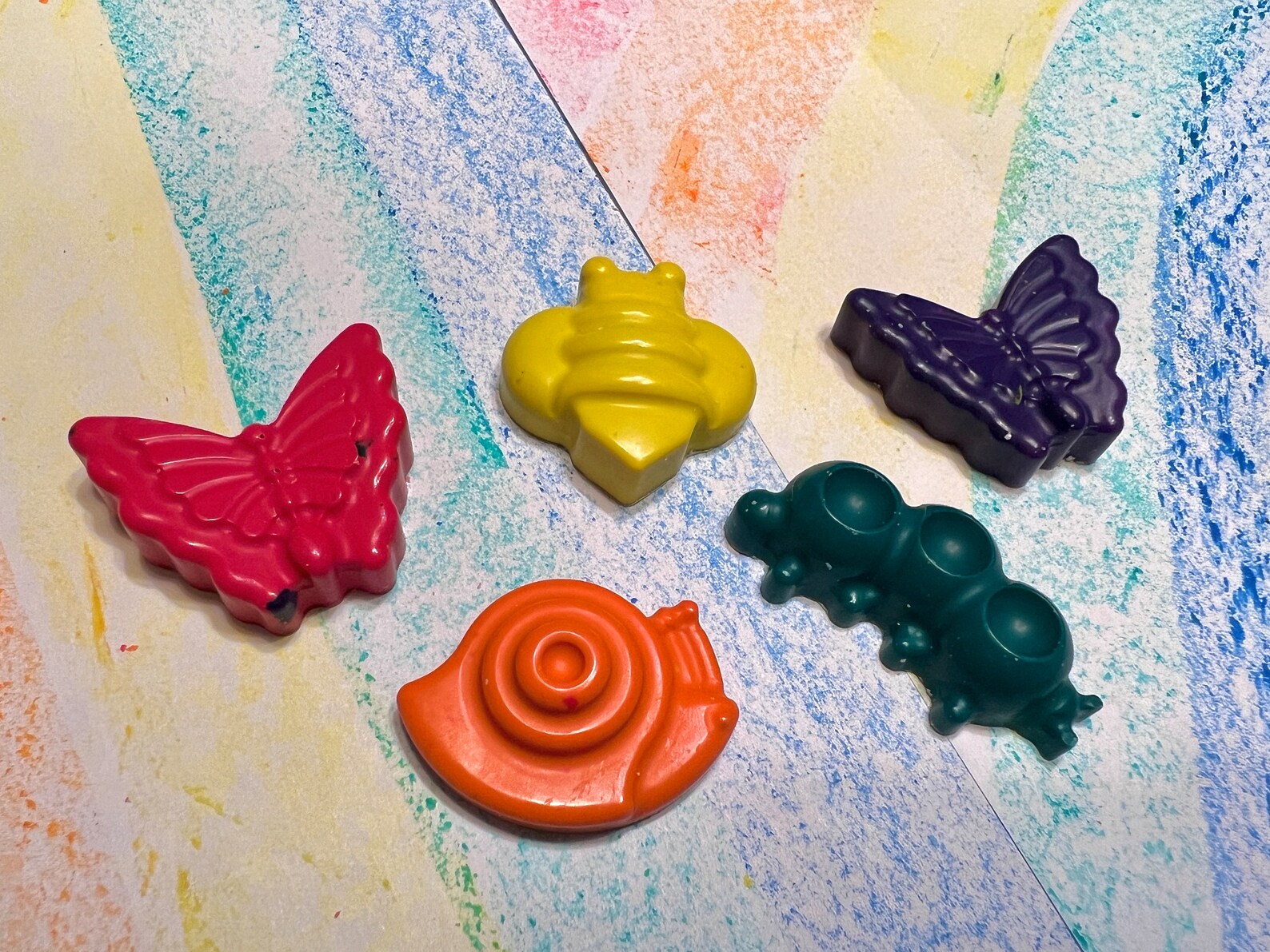 Insect Shaped Crayons Bug Butterfly Caterpillar Animal Gifts for Kids ...