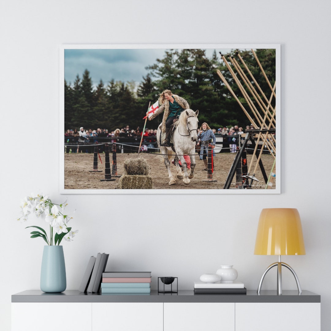 Knight of Valour Wall Art Premium Framed Horizontal Poster - Etsy