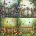 24 Enchanted Garden Fence With Fairies, Whimsical Fairy Child ...