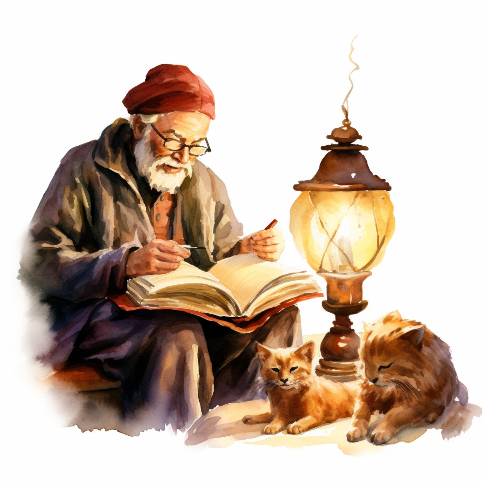 23 Cozy Holiday Reading Clipart, High Quality PNG, 300 Dpi, Cozy ...