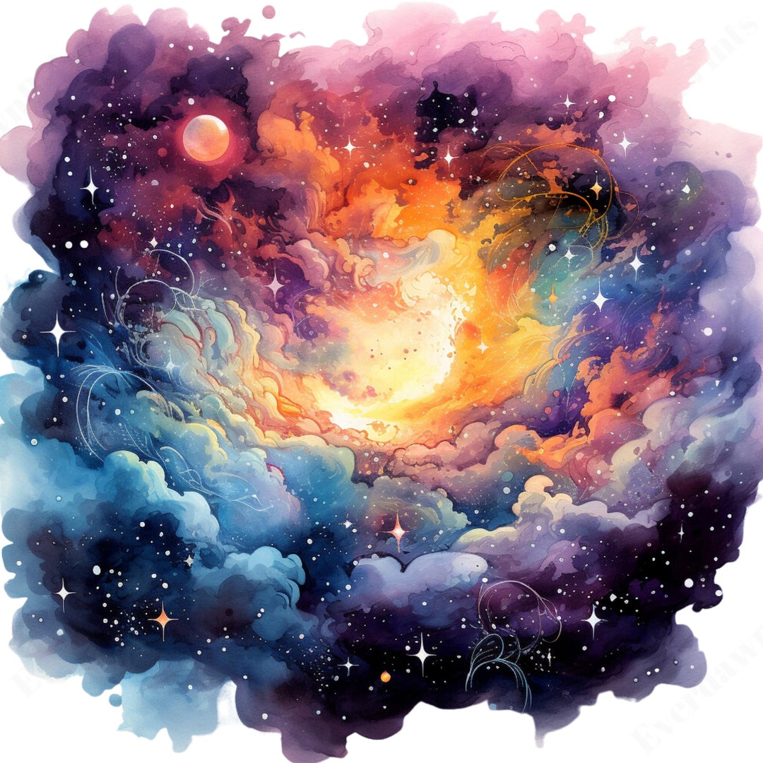 23 Outer Space Clipart Set, High Quality Transparent PNG Galaxy Clipart ...