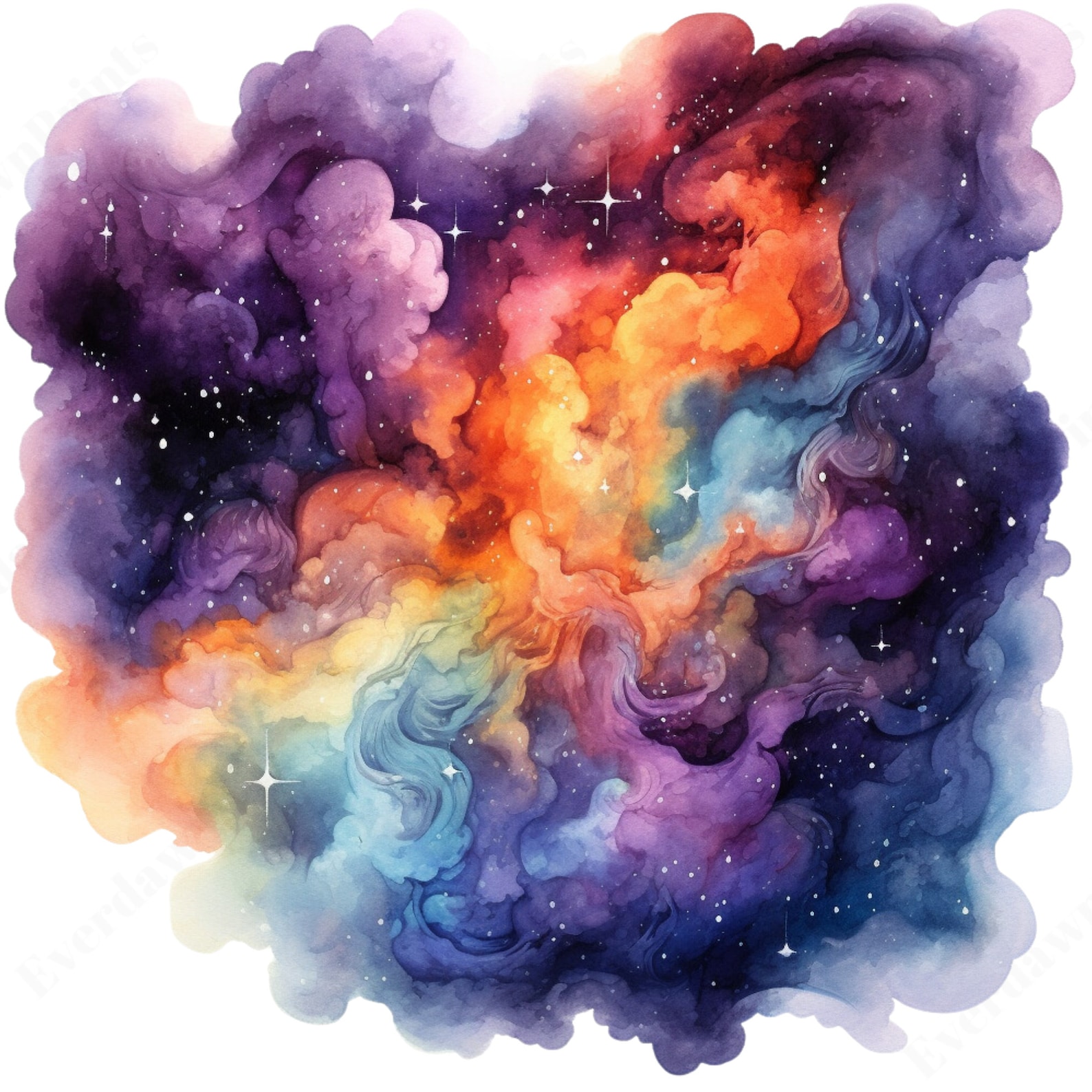 23 Outer Space Clipart Set, High Quality Transparent PNG Galaxy Clipart ...