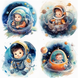 35 Space Baby Clipart, High Quality Pngs, Astronaut, Universe ...