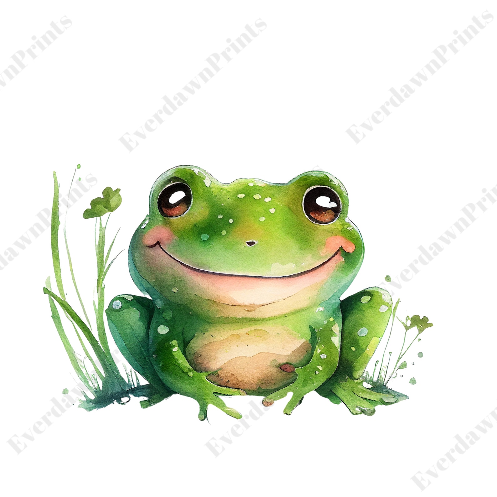 15 Cute Frog Clipart, High Quality Transparent PNG, Watercolor, Frog ...