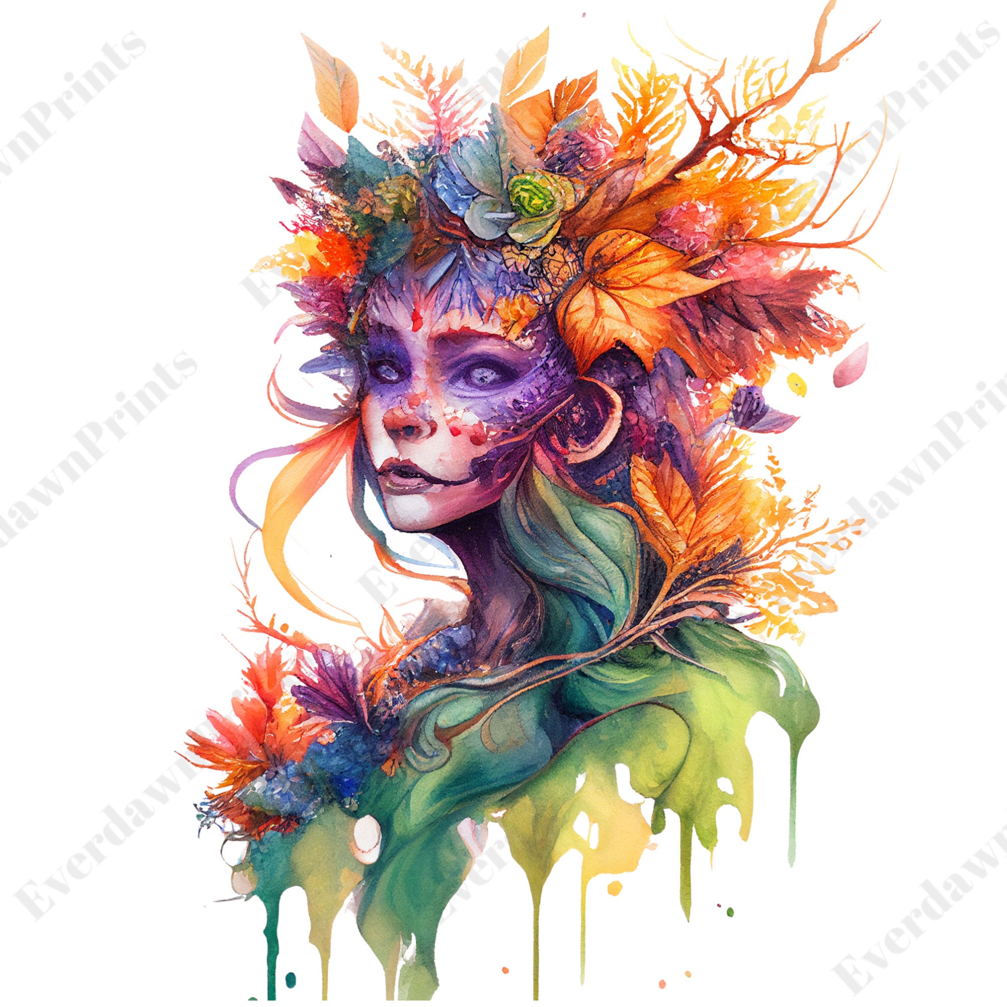 15 Dryad Clipart, Fantasy, High Quality Transparent PNG, Watercolor ...