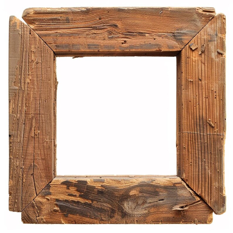 24 Rustic Wood Frame Clipart, Vintage Style Digital Download, Wooden ...