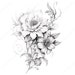 22 Flower Pencil Drawing, High Quality Transparent PNG, Roses, Floral ...