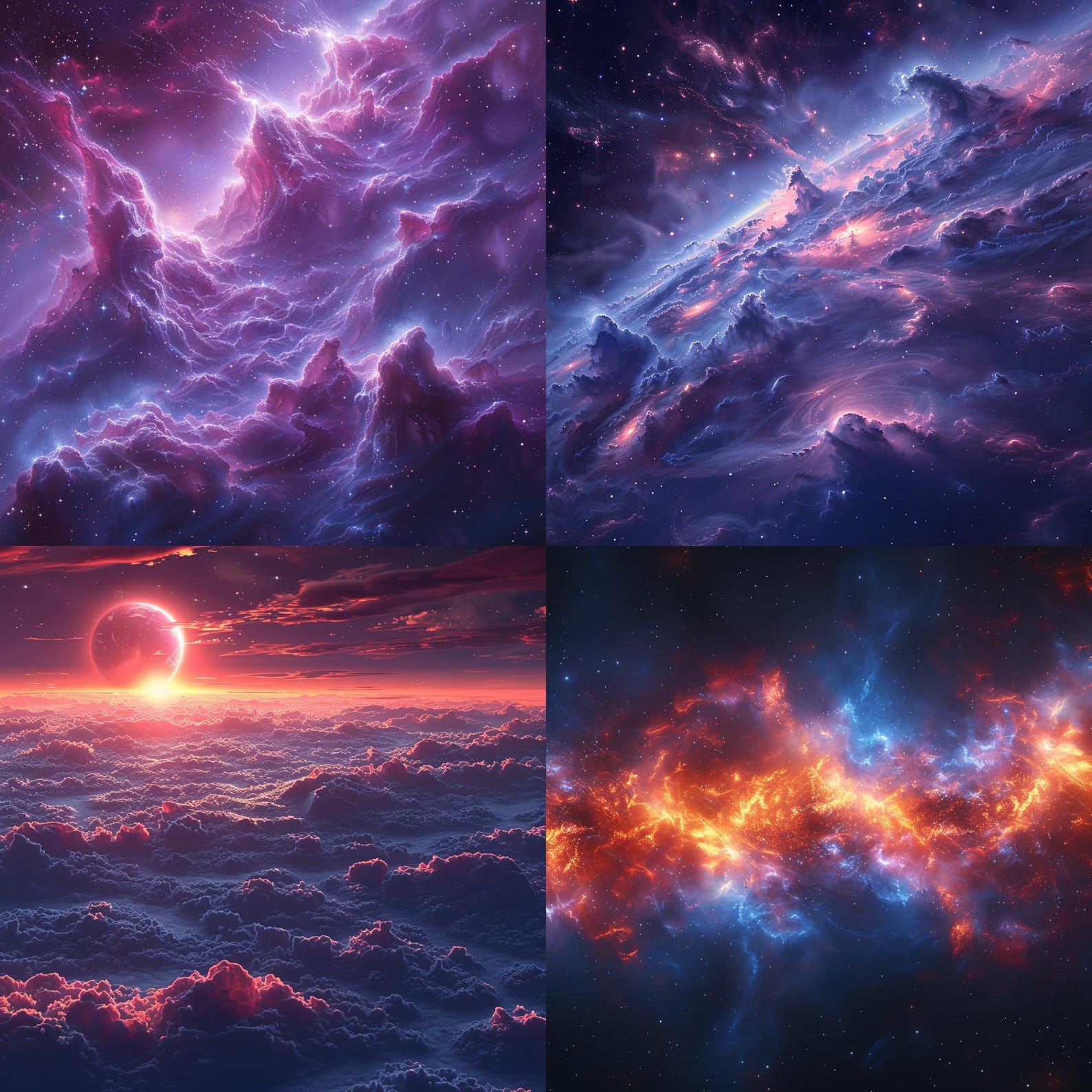 24 Nebula Clipart, Galaxy Clipart, Space Clipart, Celestial Clipart ...