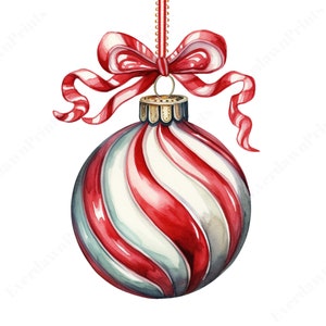19 Christmas Bauble Clipart Volume 2, Transparent Clipart, Merry ...