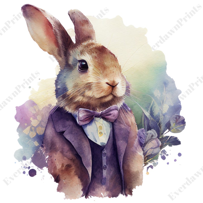 22 Dapper Bunny Clipart High Quality Transparent PNG - Etsy