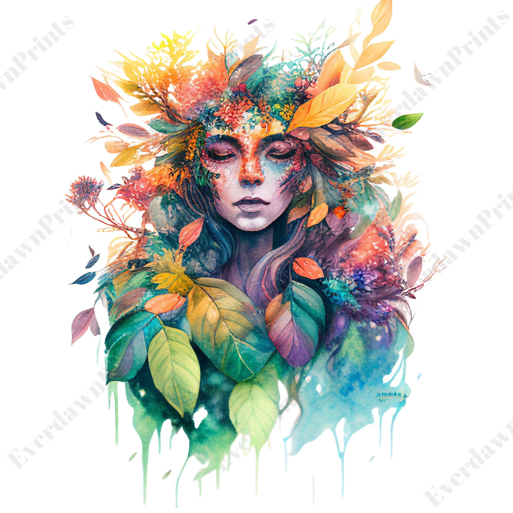 15 Dryad Clipart, Fantasy, High Quality Transparent PNG, Watercolor ...
