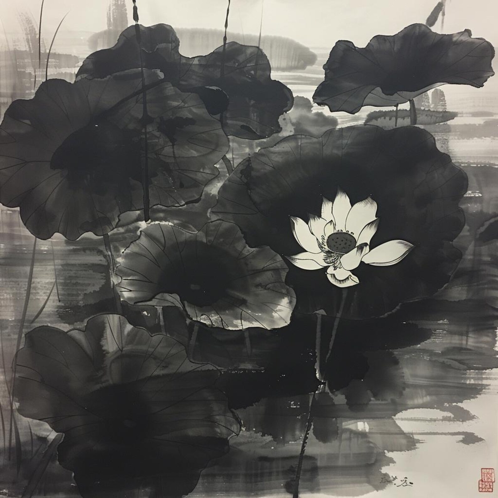 28 Lotus Flower Clipart, Floral Illustration, Water Lily Graphic ...