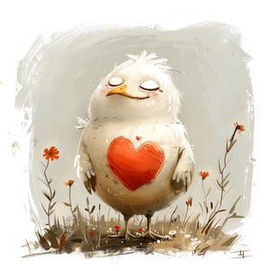 24 Cute Chicken Clipart, Funny Cartoon Chicken Art, Digital Chicken ...