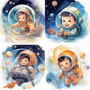 35 Space Baby Clipart, High Quality Pngs, Astronaut, Universe ...