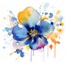 28 Watercolor Abstract Flowers Clipart, High Quality Transparent PNG ...