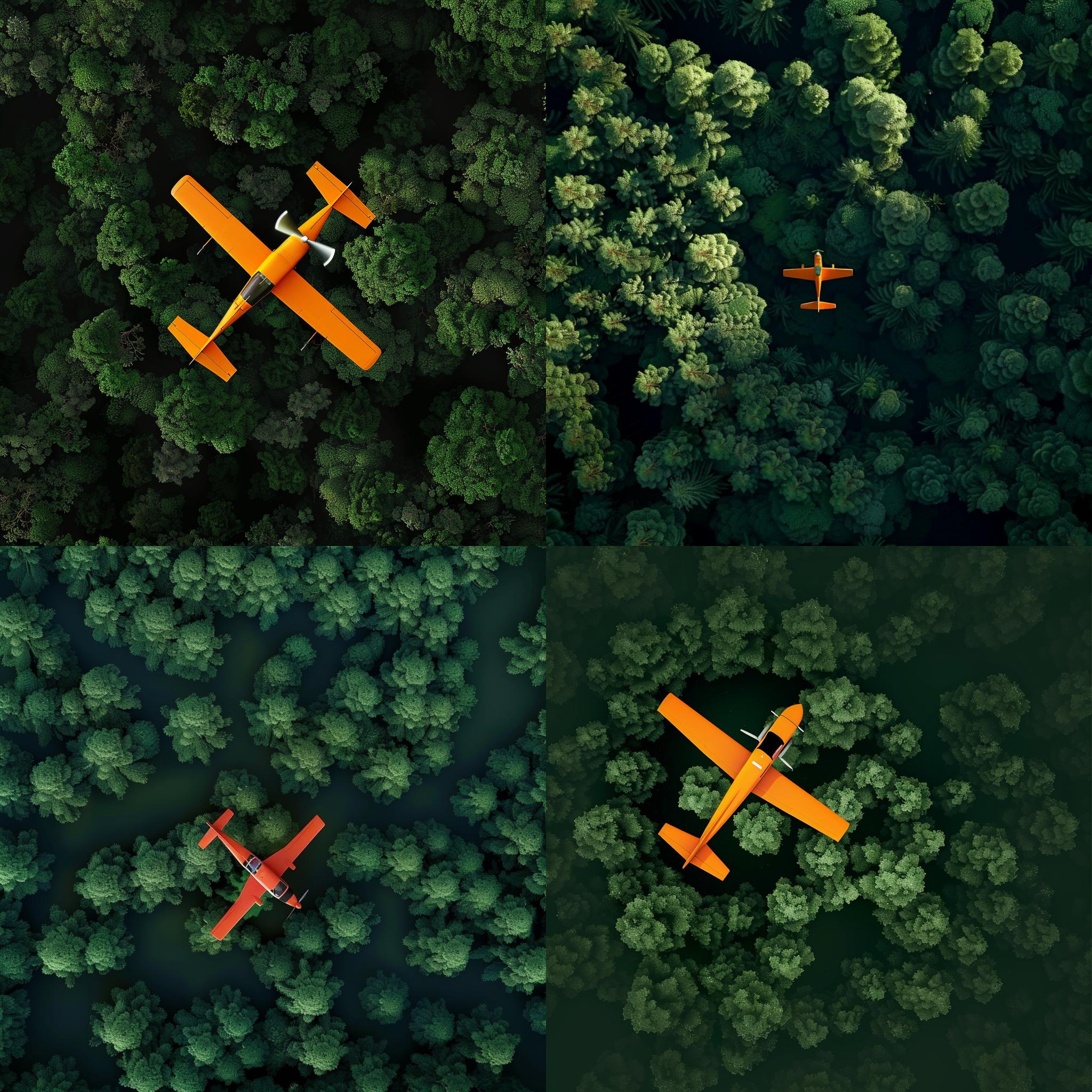 24 Airplane in Forest Clipart, Nature Aviation Digital Art, Green ...
