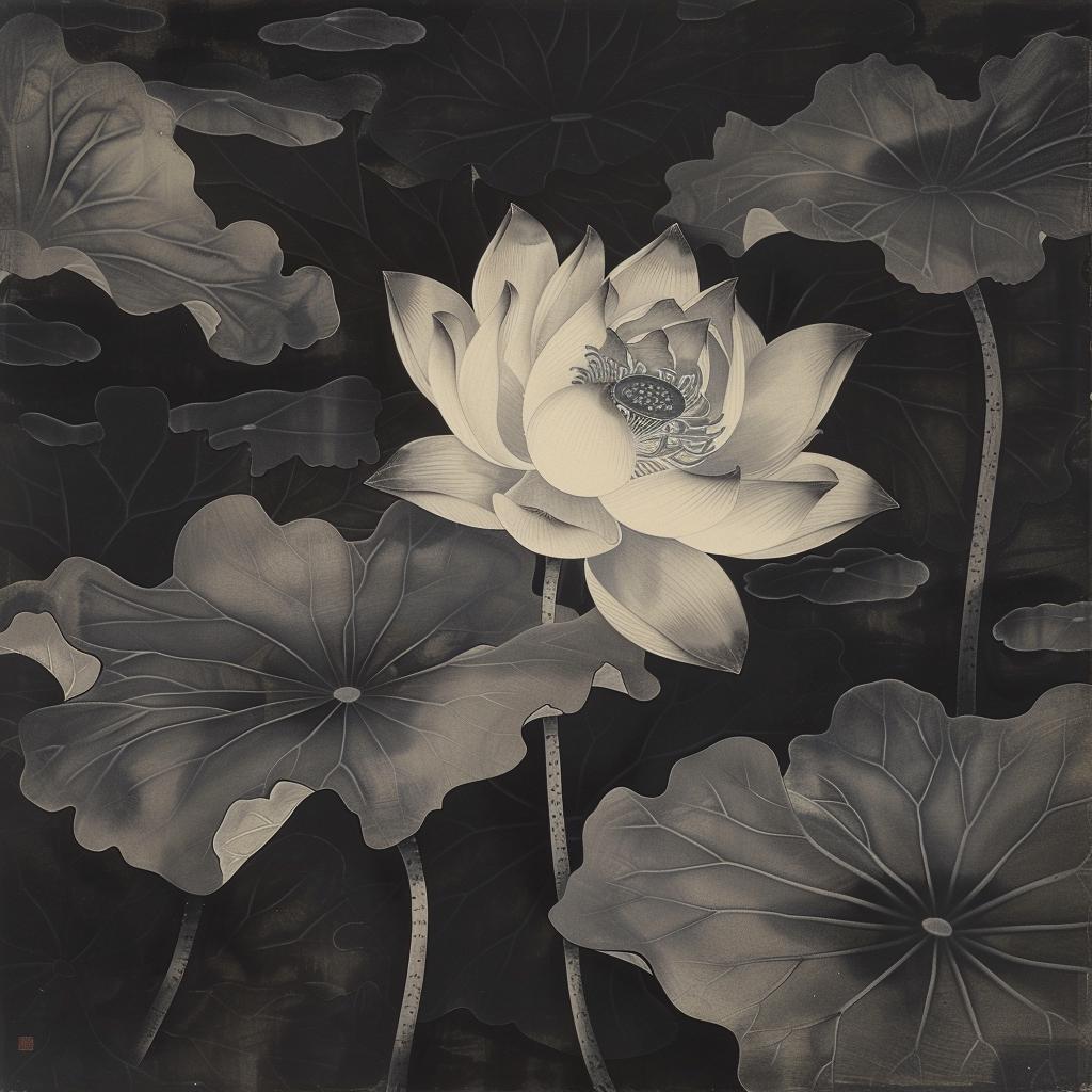 28 Lotus Flower Clipart, Floral Illustration, Water Lily Graphic ...