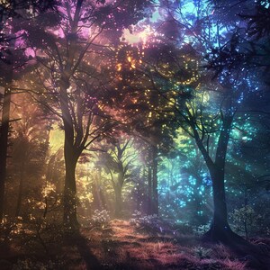 28 Enchanted Forest Clipart, Magical Forest Digital Art Fantasy ...