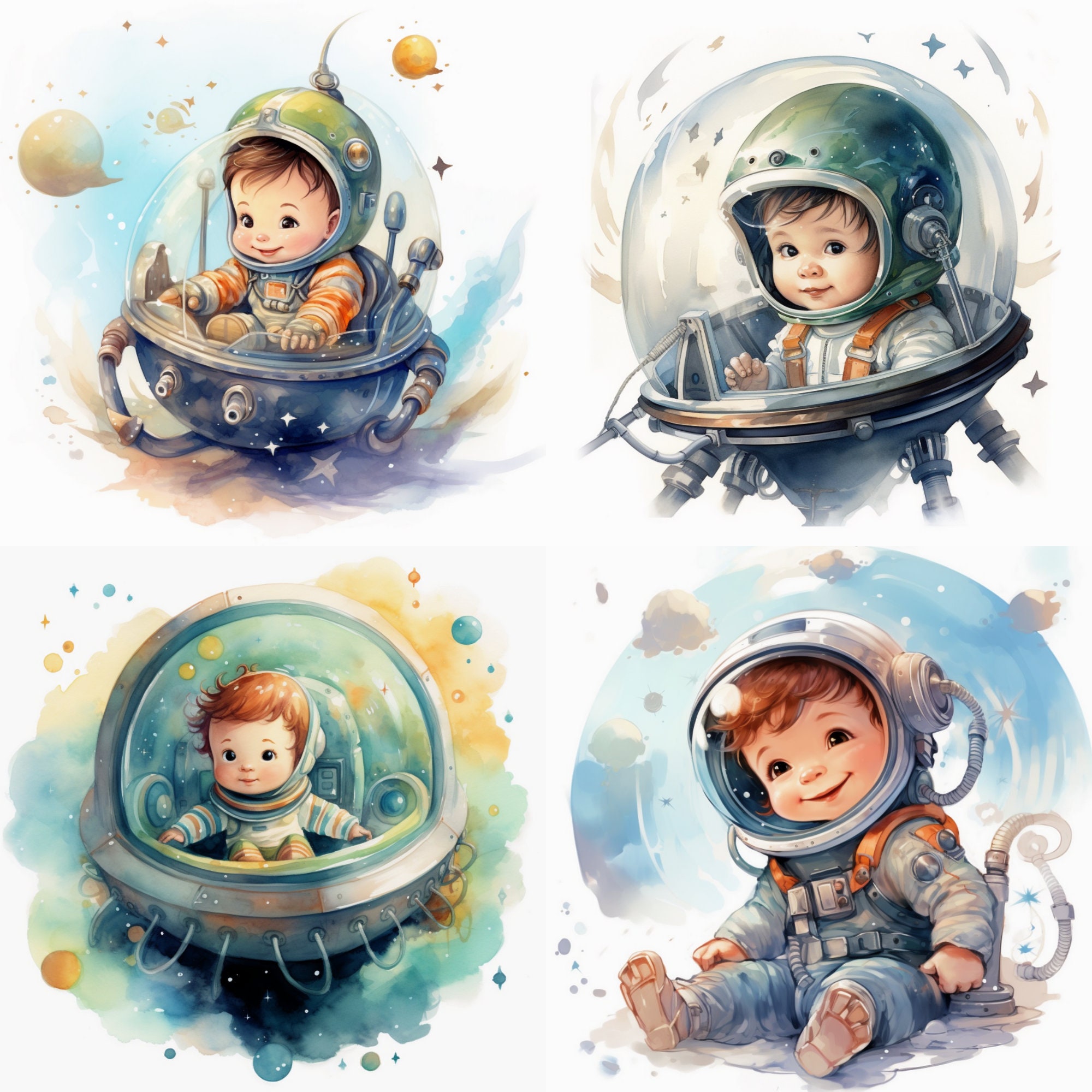 35 Space Baby Clipart, High Quality Pngs, Astronaut, Universe ...