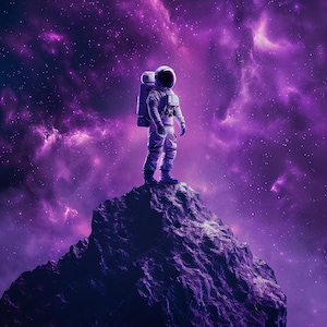 24 Astronaut Clipart Outer Space Art Galaxy Background Digital Download ...