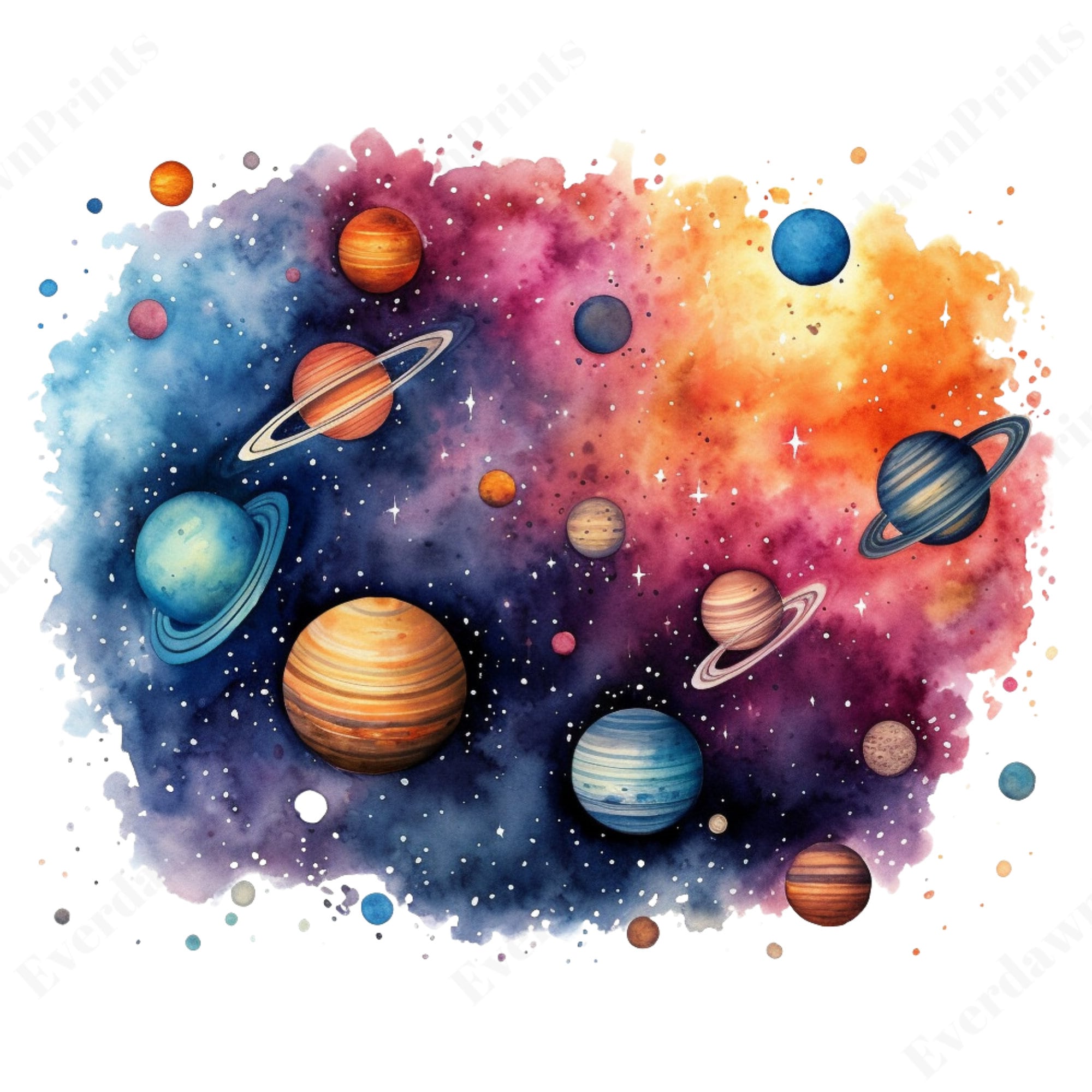 19 Conjunto de imágenes prediseñadas del espacio exterior, Conjunto de ...