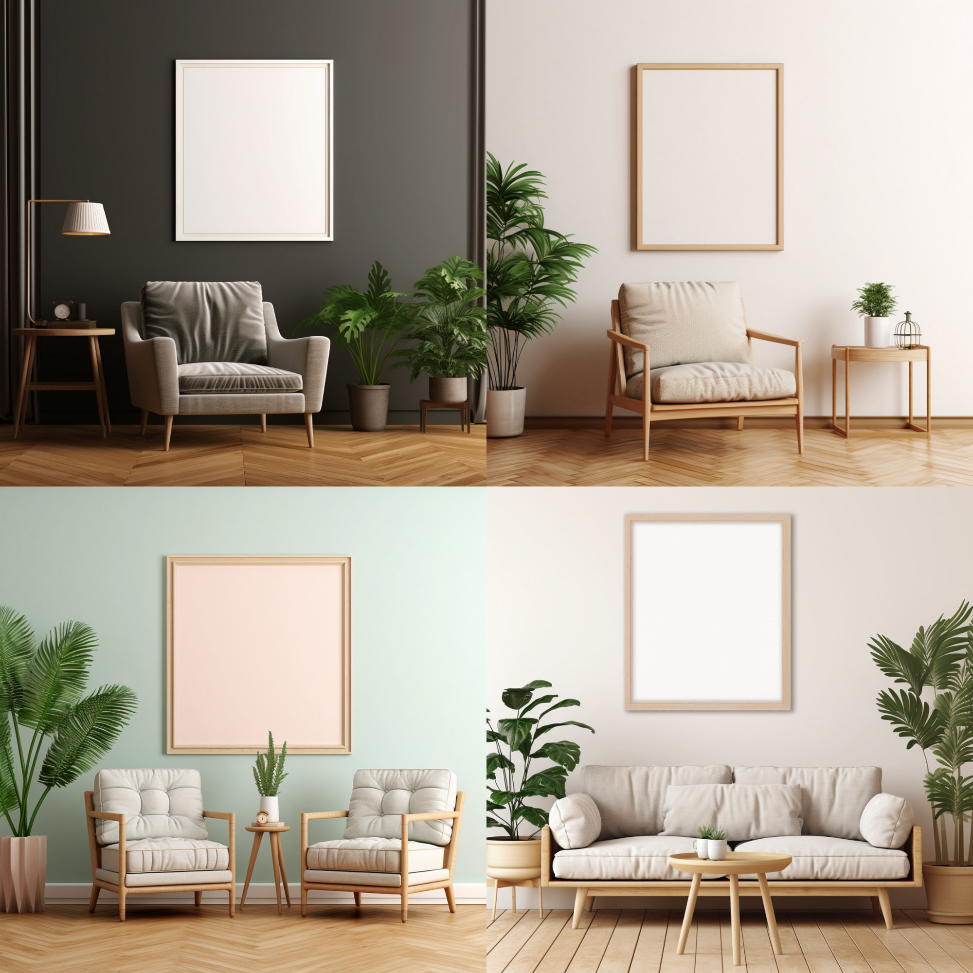 30 Frame Mockup Living Room Frame Mockup Wall Frame Mockup - Etsy