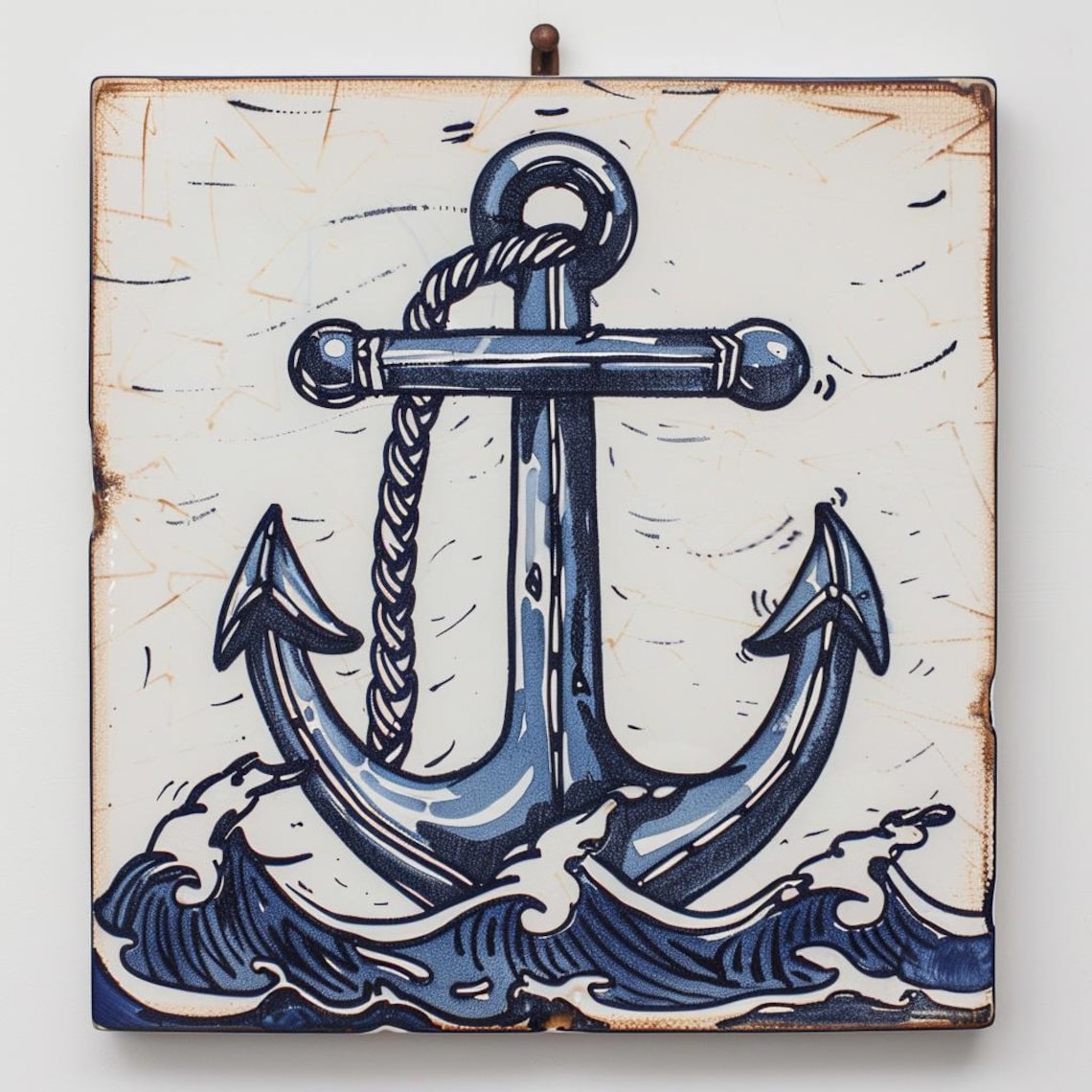 24 Nautical Anchor Clipart, Watercolor Anchor Illustration, Ocean Sea ...