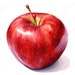 Watercolor Apple Clipart, 24 High Quality Transparent PNG, Apple PNG ...