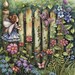 24 Enchanted Garden Fence With Fairies, Whimsical Fairy Child ...