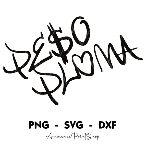 Peso Pluma Cut File - Etsy