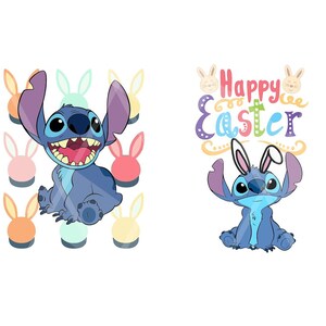 Stitch Easter Cliparts, Easter Svg Cut Files for Cricut / Silhouette ...