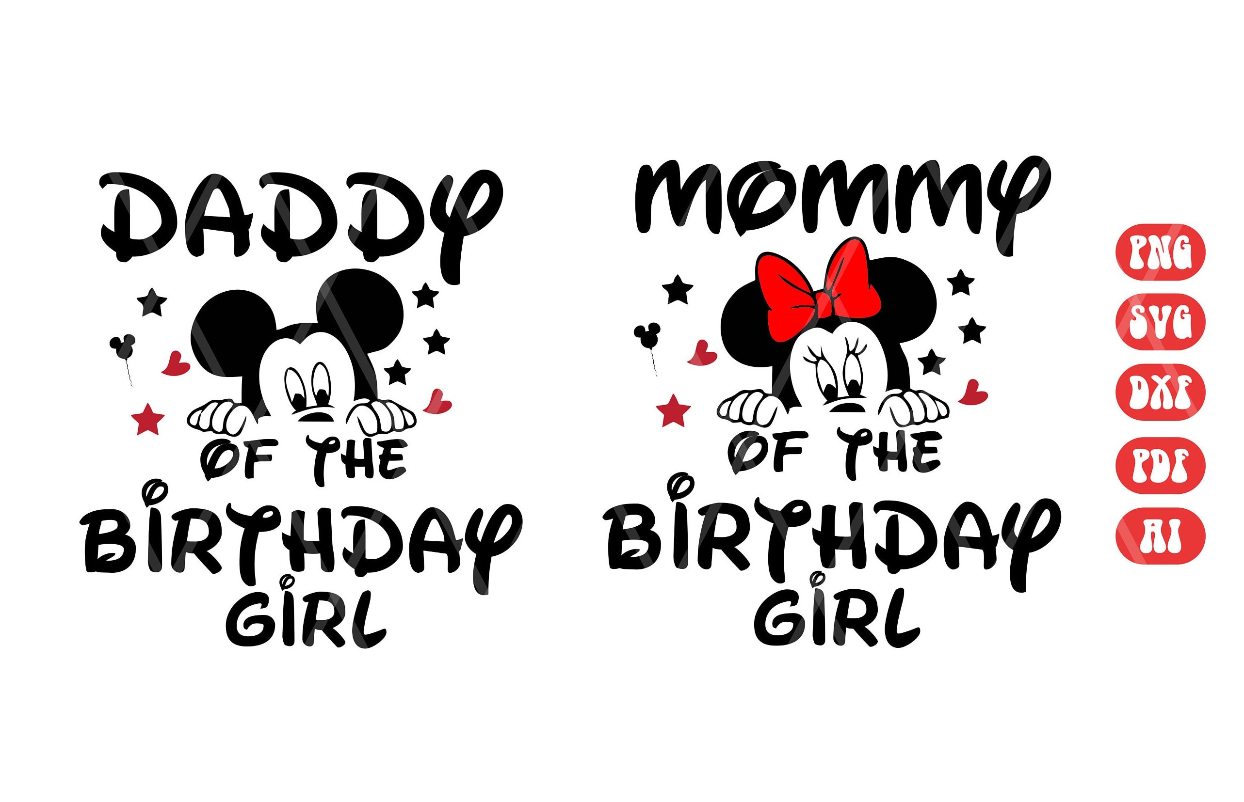 Family Mouse Bundle Cut Files, Png High Resolution Mouse Family Shirt ...
